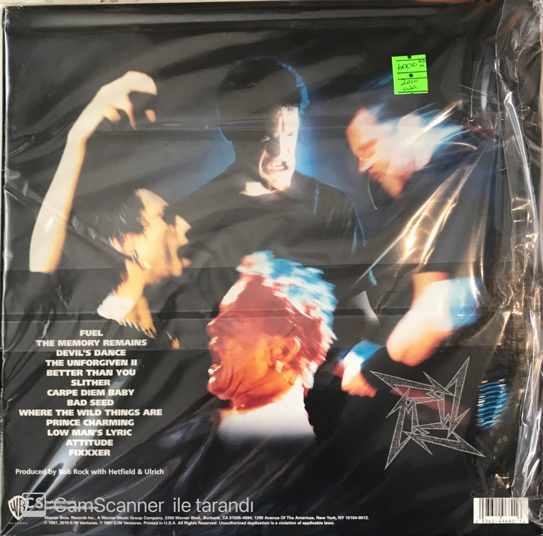 Metallica - Reload 4 LP Box Set Plak Satın Al