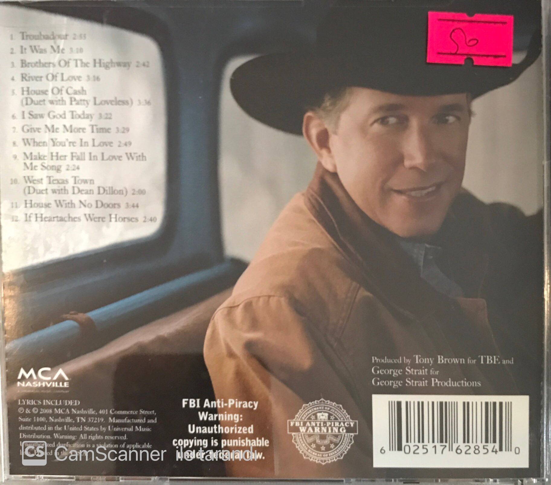 George Strait - Troubadour CD Plak Satın Al