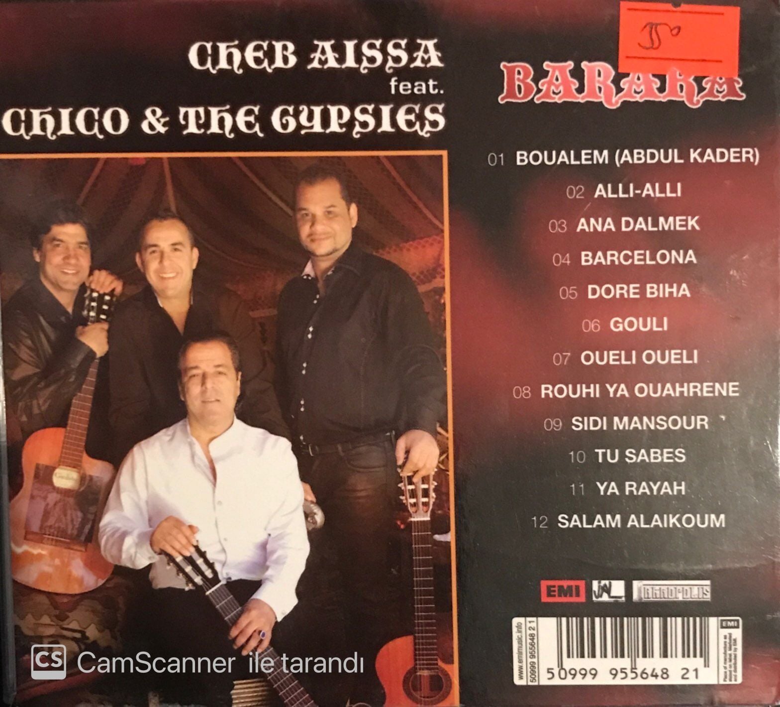 Chico & The Gypsies - Baraka CD Plak Satın Al