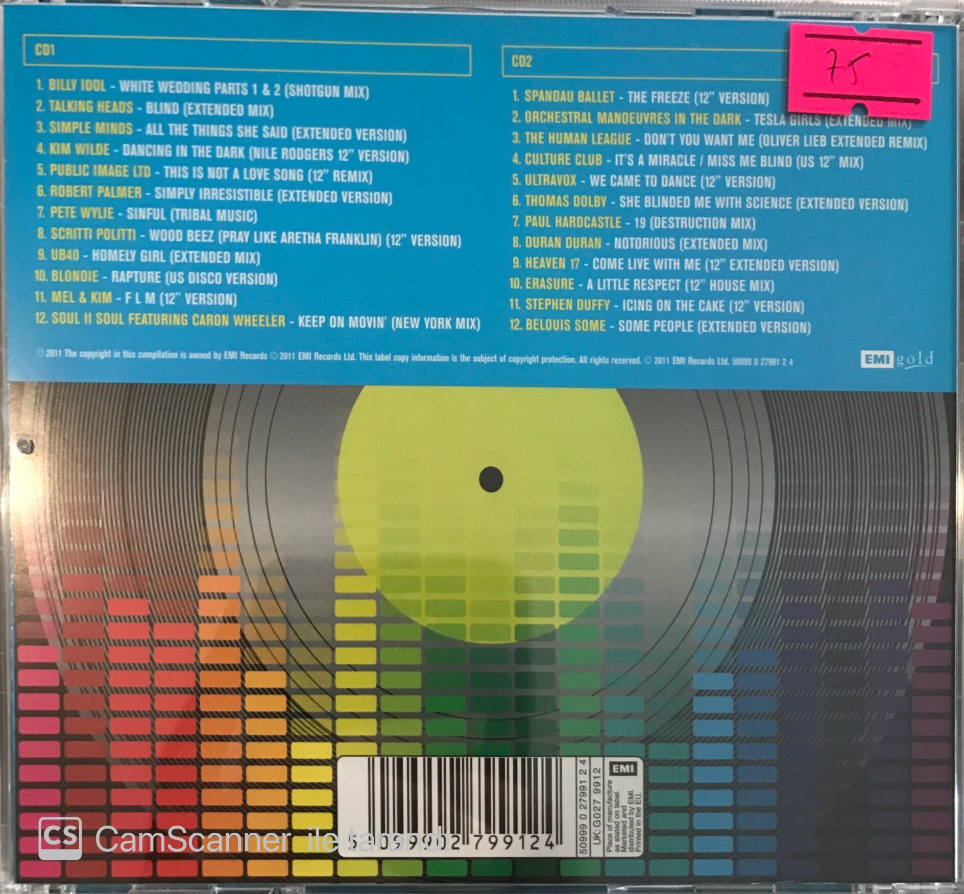 80s 12'' Party 2 CD Plak Satın Al