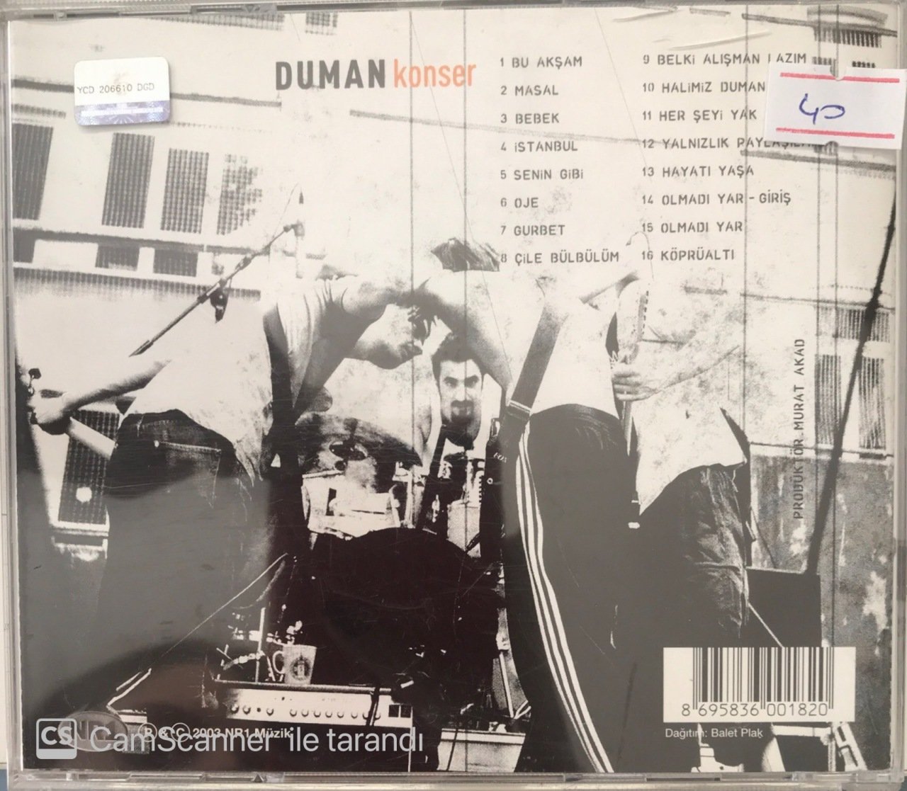 Duman Konser CD Plak Satın Al