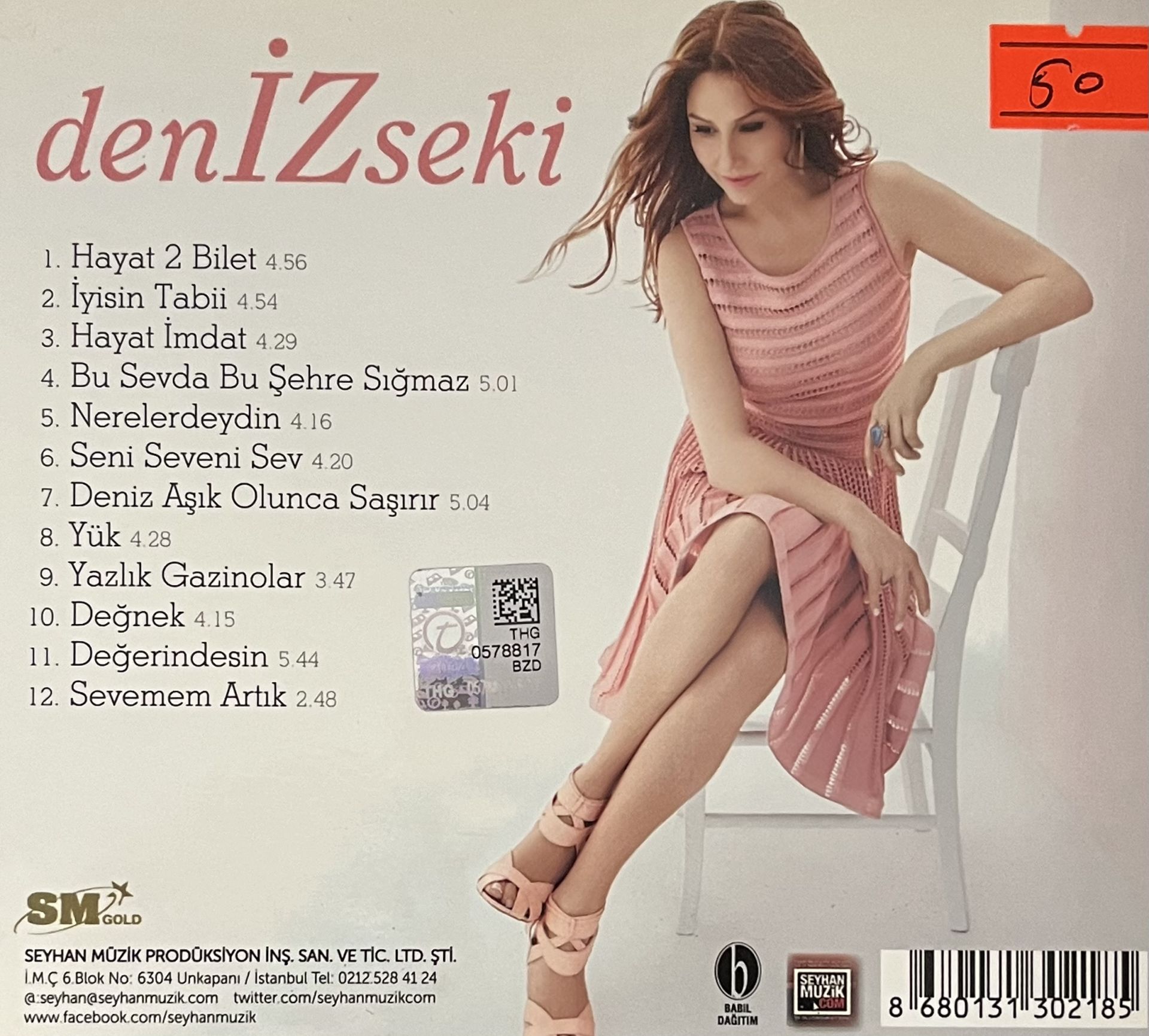 Deniz Seki - Deniz Seki CD Plak Satın Al