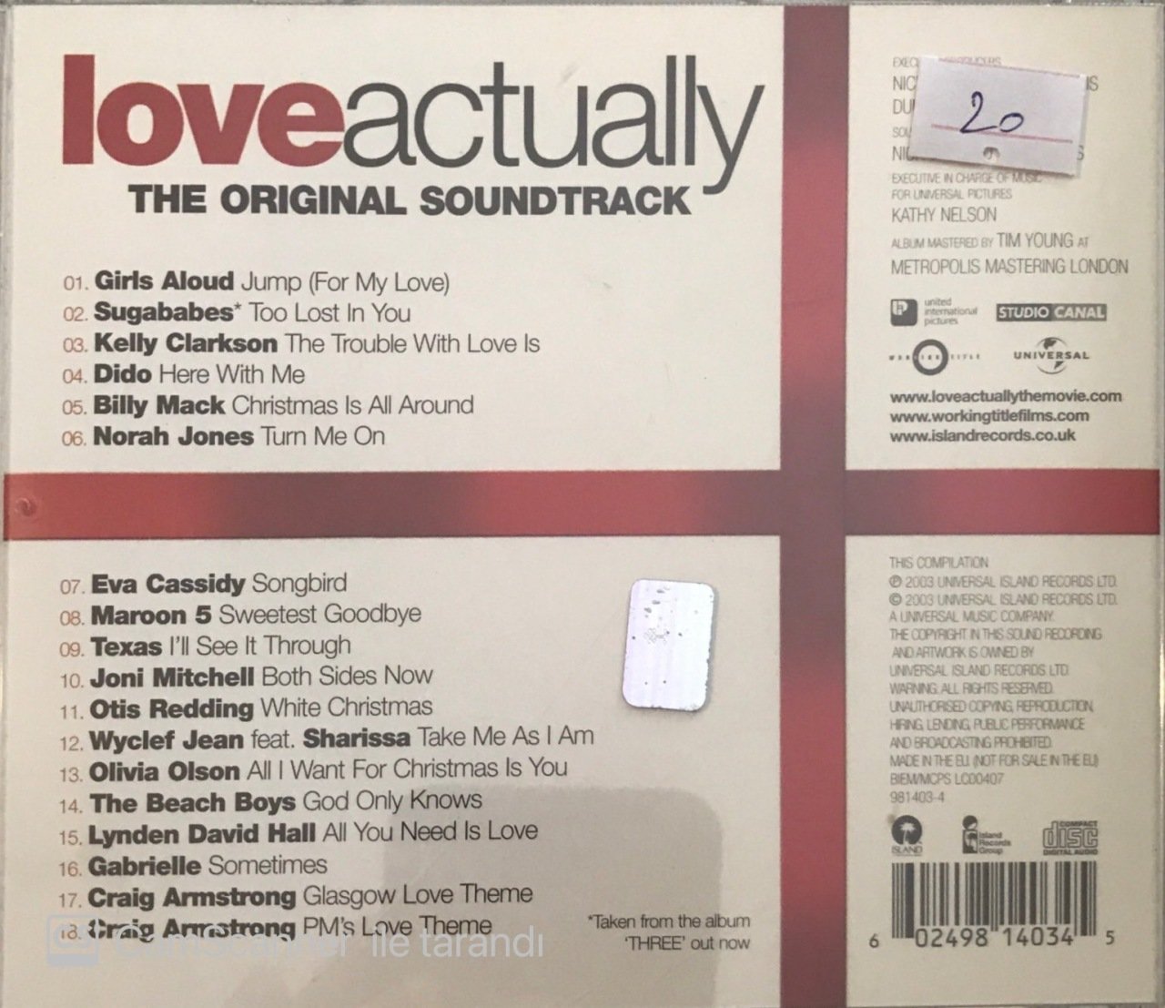 Love Actually The Original Soundtrack CD Plak Satın Al