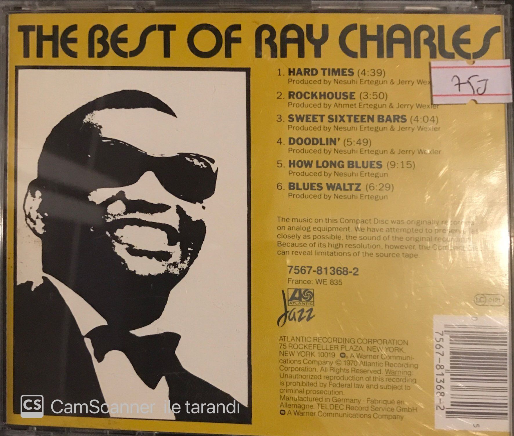 Ray Charles - The Best Of Ray Charles CD Plak Satın Al