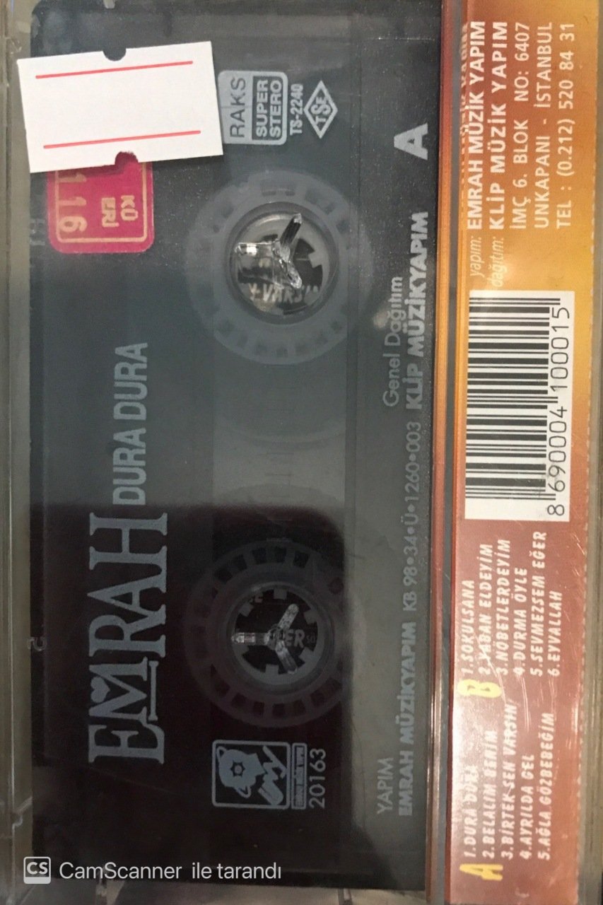 Emrah Dura Dura KASET Plak Satın Al