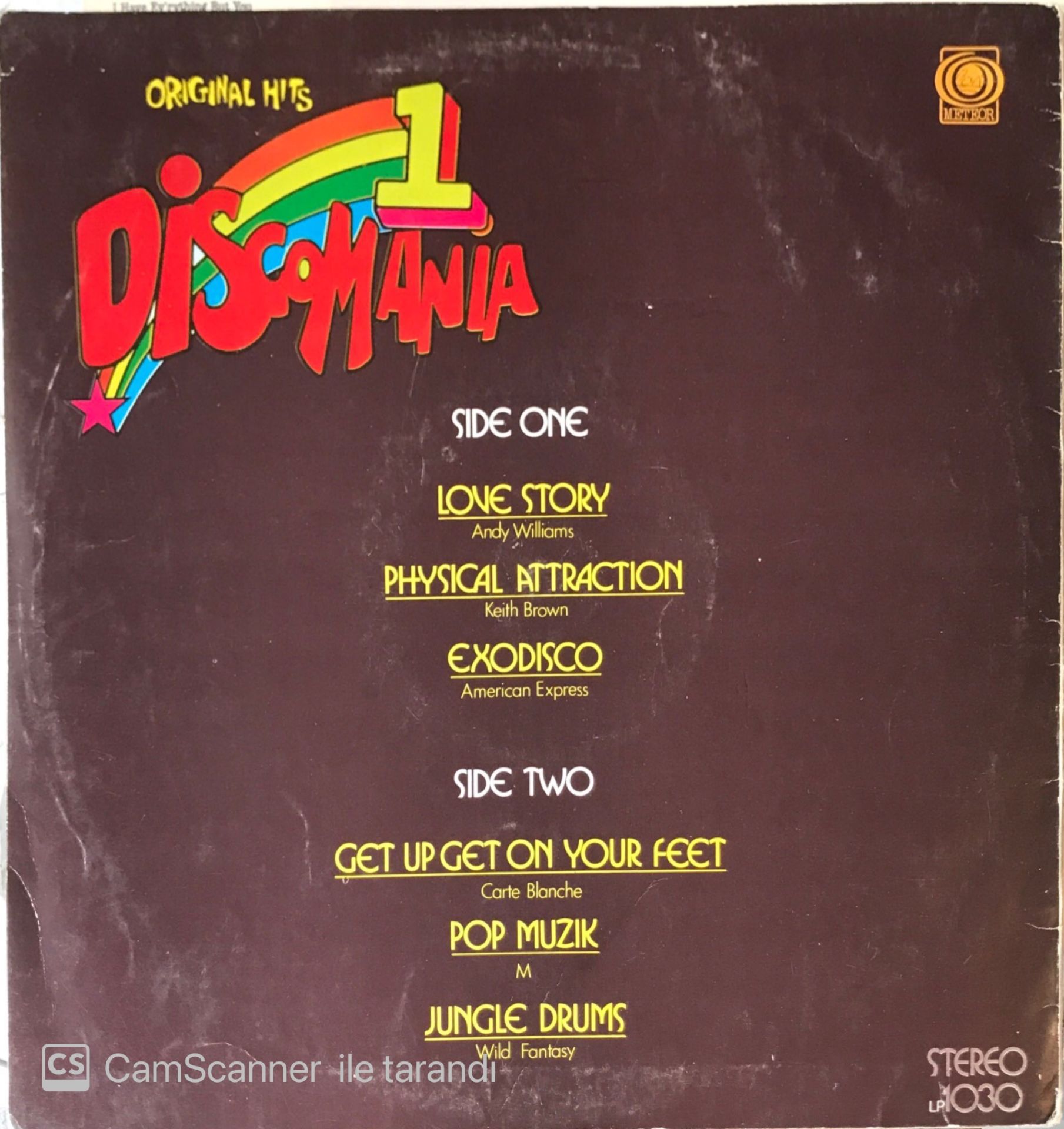 Discomania 1 Original Hits LP Plak Satın Al