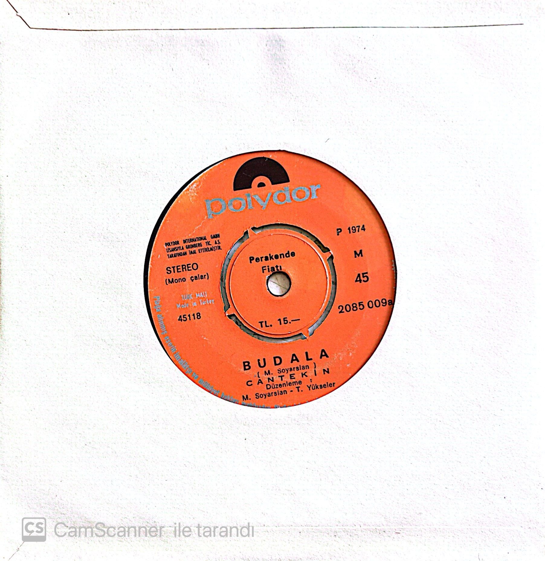 Cantekin - Budala 45lik Plak Satın Al